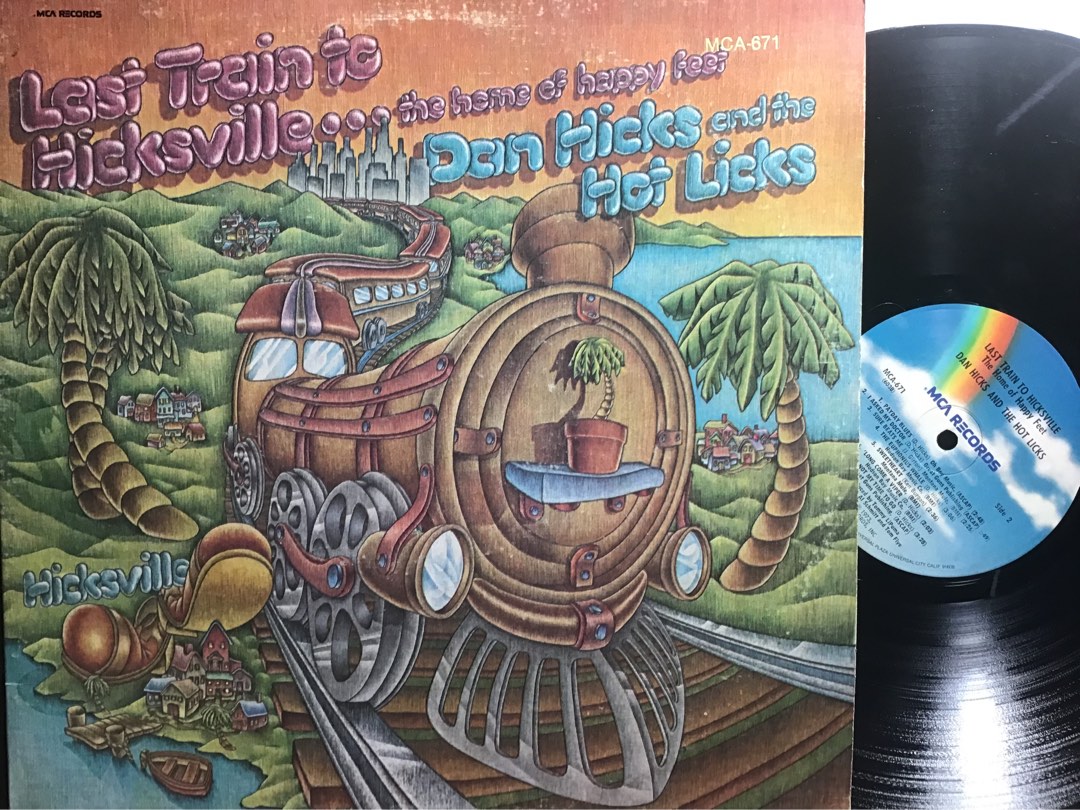 LP Dan Hicks and the Hot Licks - Last Train to Hicksville OOP VINYL ...