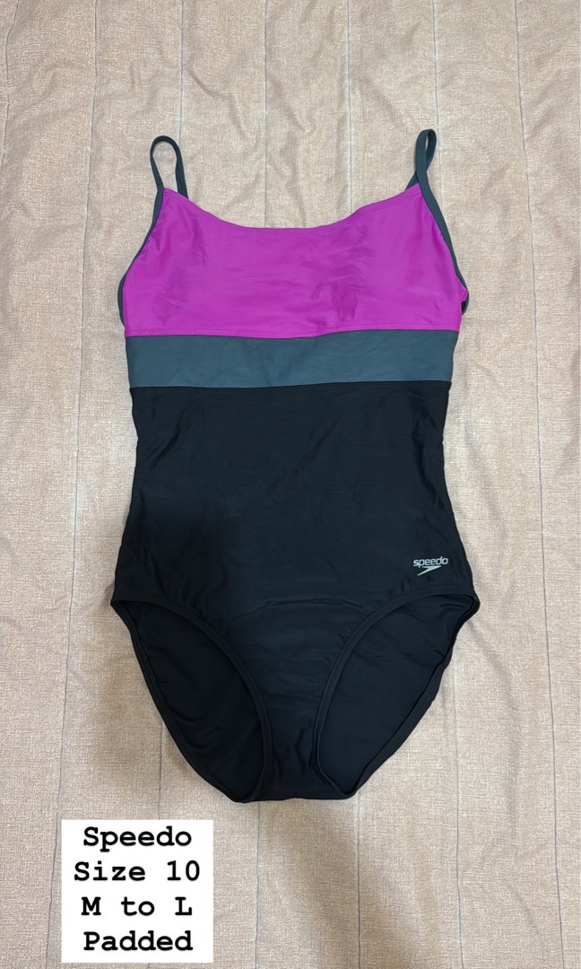 (M TO L) SPEEDO TRAINING SUIT / ONE PIECE SWIMSUIT, Women's Fashion ...