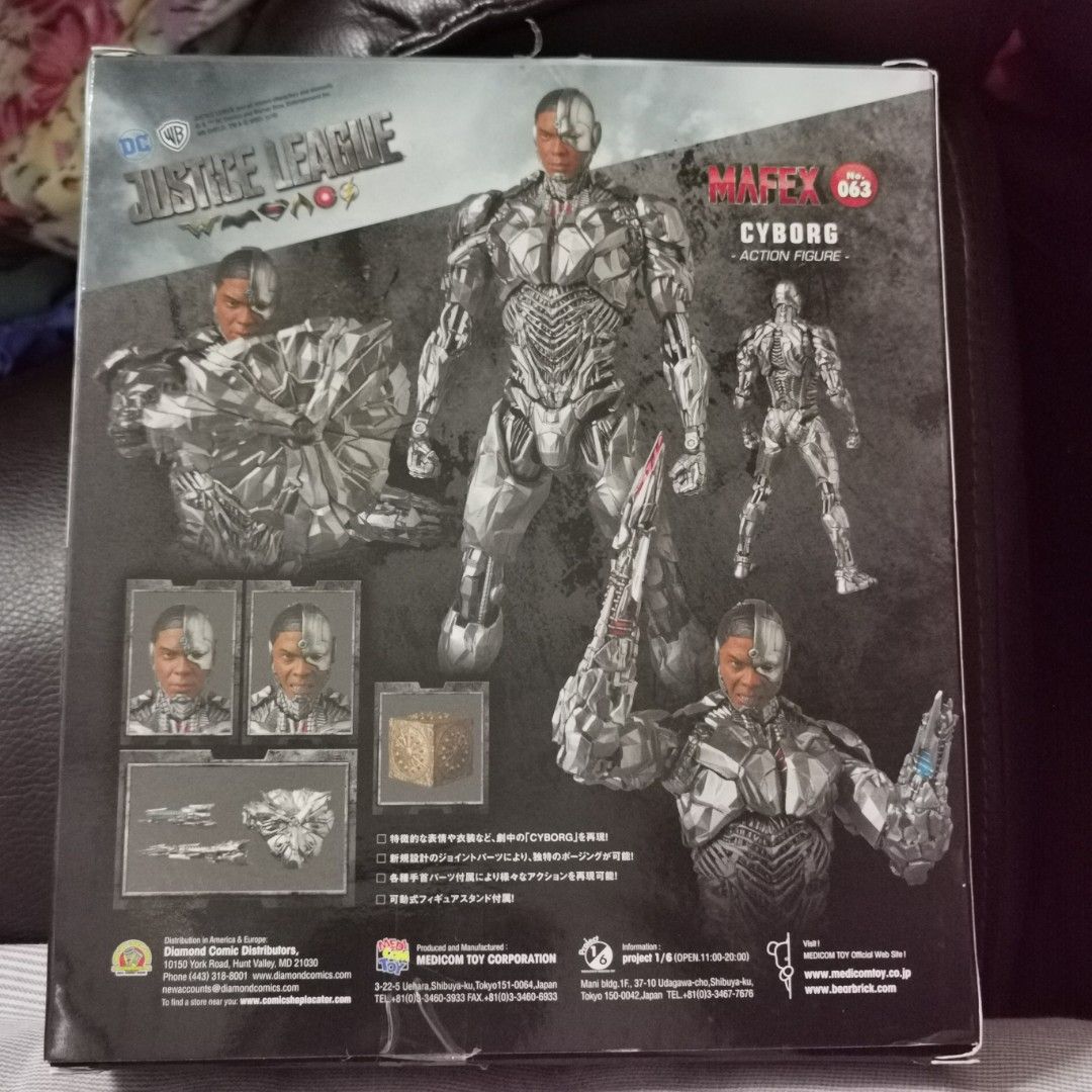 Mafex Medicom Toy 063 DC Justice League Cyborg action figure, Hobbies & Toys, Collectibles ...