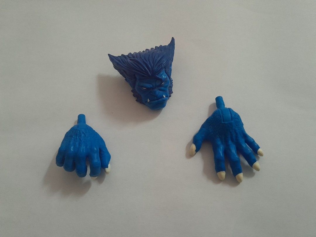 Marvel Legends Beast Head and Pair Hands only, Hobbies & Toys, Toys ...