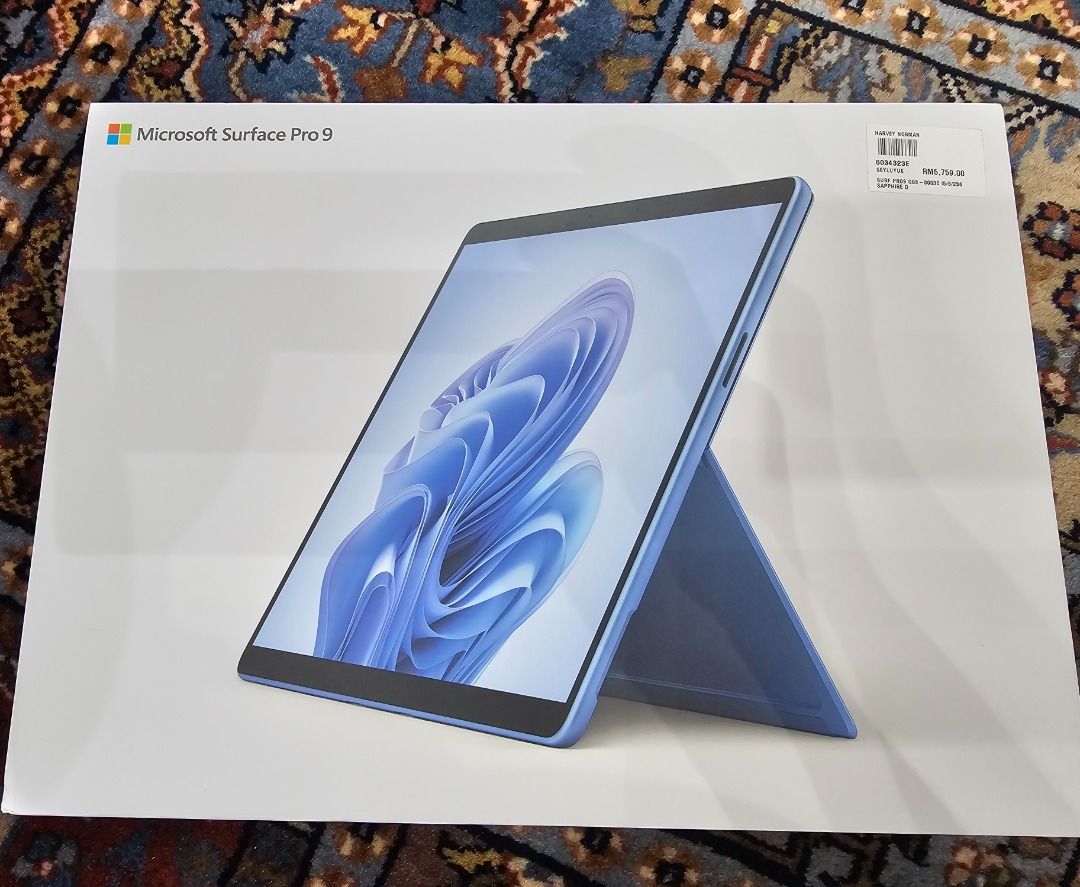 Microsoft Surface Pro 9 (Sapphire, 12th Gen Intel® Core™ i5, Model 2038 ...