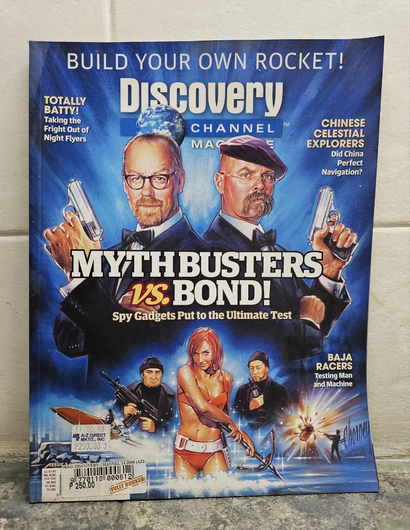 MYTH BUSTER VS BOND - 2008 A Discovery Channel Magazine, Hobbies & Toys ...