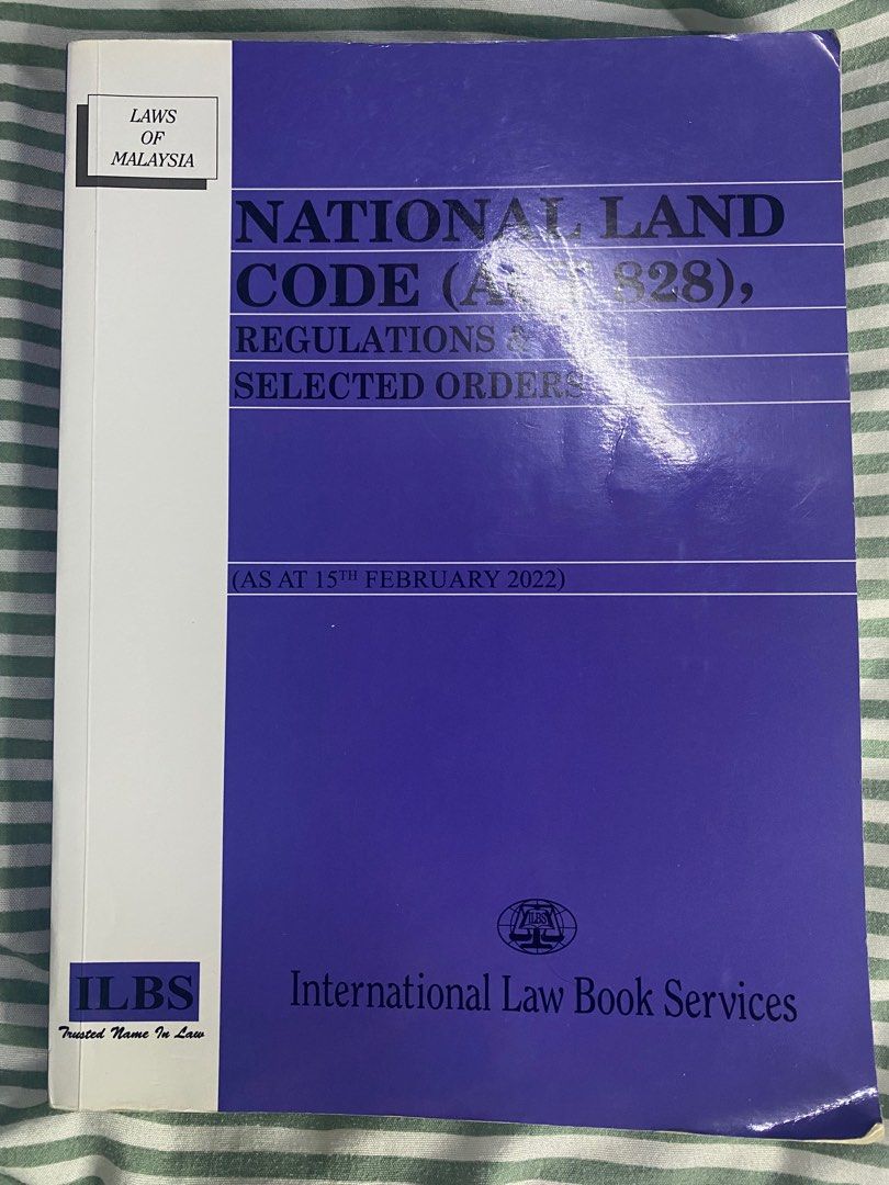 NATIONAL LAND CODE (ACT 828), Hobbies & Toys, Books & Magazines ...