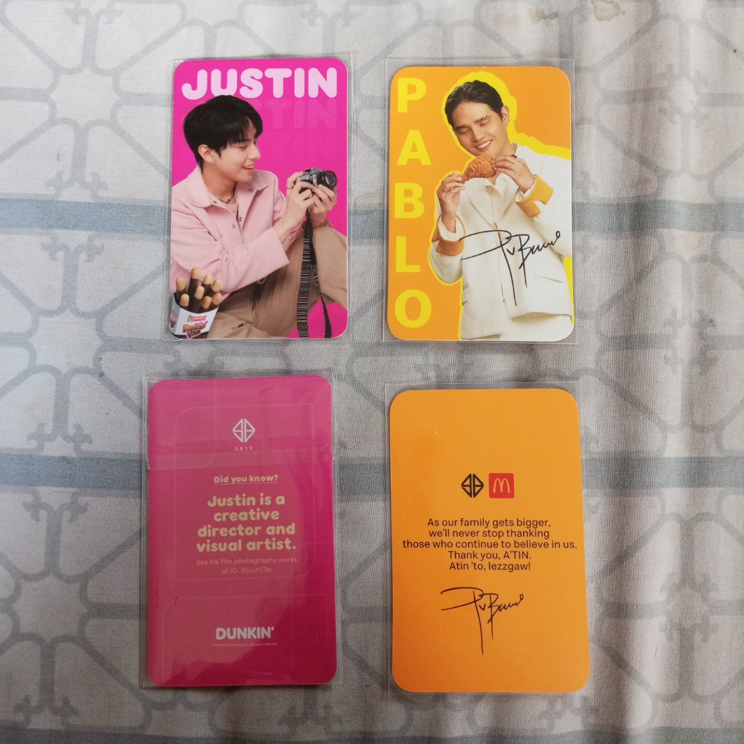 Official SB19 Photocards, Hobbies & Toys, Memorabilia & Collectibles ...