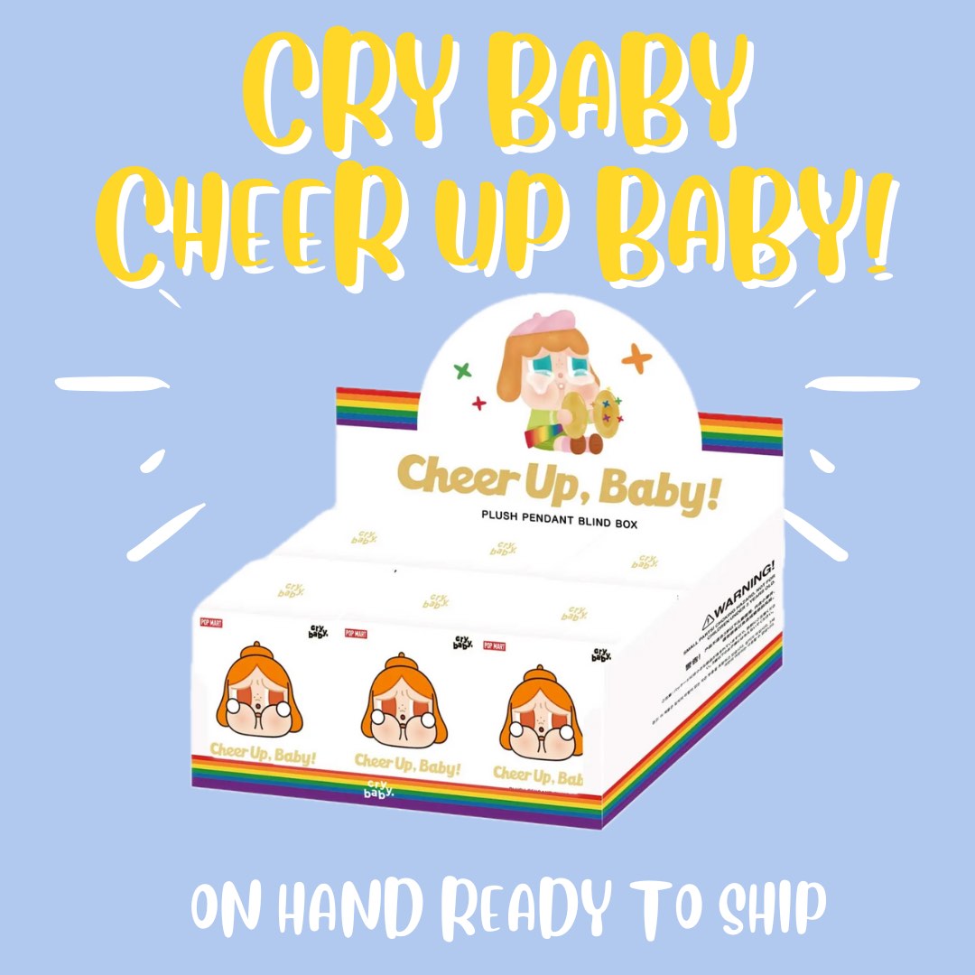 ON HAND: POP MART CRY BABY CHEER UP BABY PENDANT, Hobbies & Toys ...
