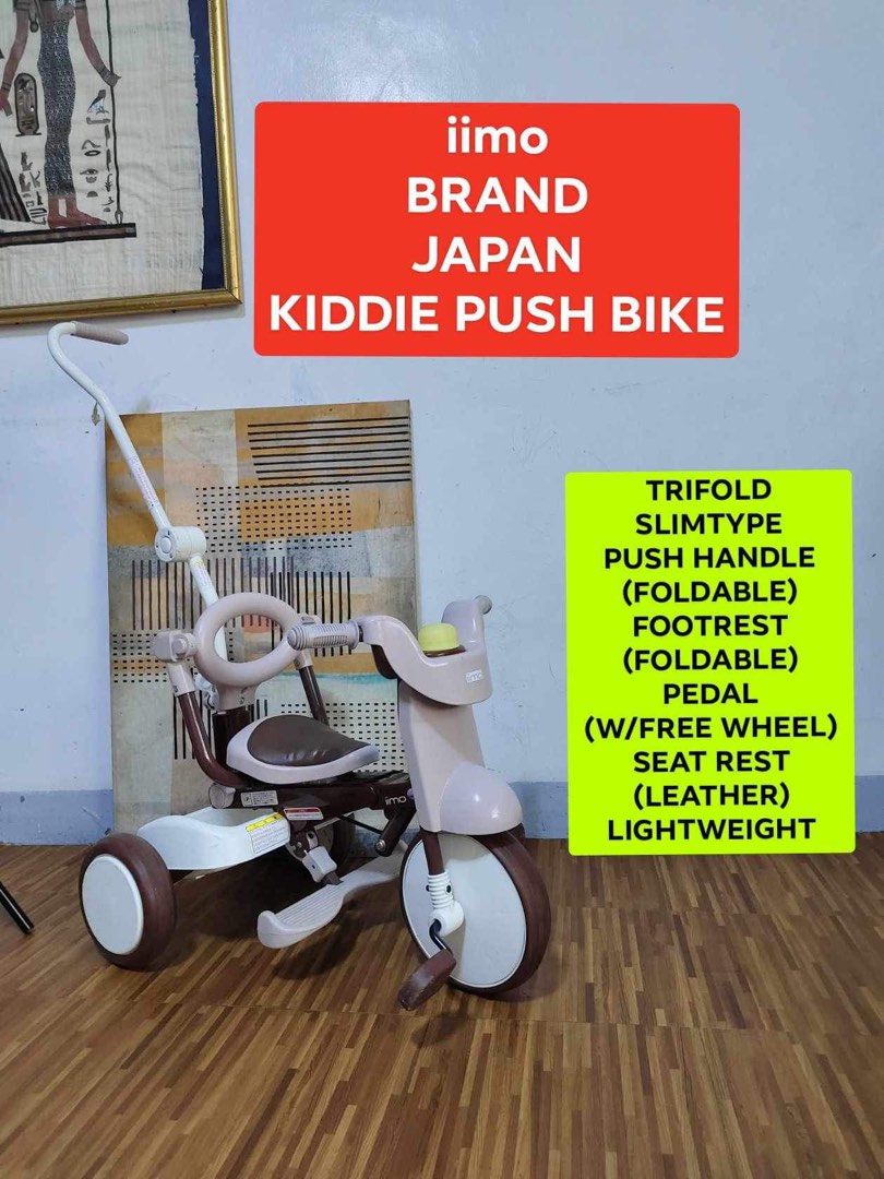 ORIGINAL IIMO BRAND PUSH BIKE FOR KIDS IMPORTED FROM JAPAN, Babies & Kids, Going Out, Other ...