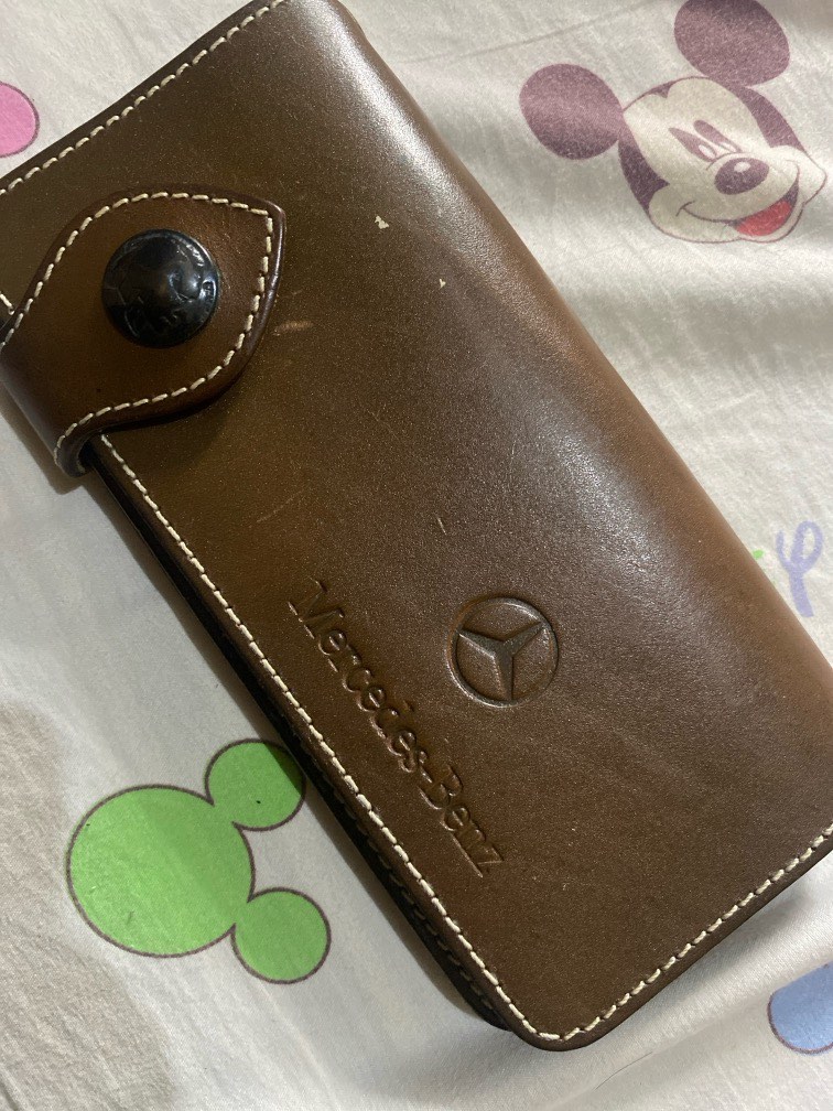 Original Mercedes- Benz Leather wallet, Women's Fashion, Bags & Wallets ...