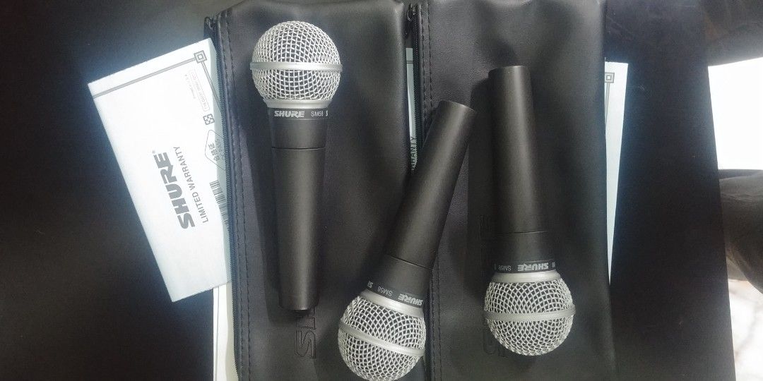 Original Shure Sm58, Audio, Microphones on Carousell