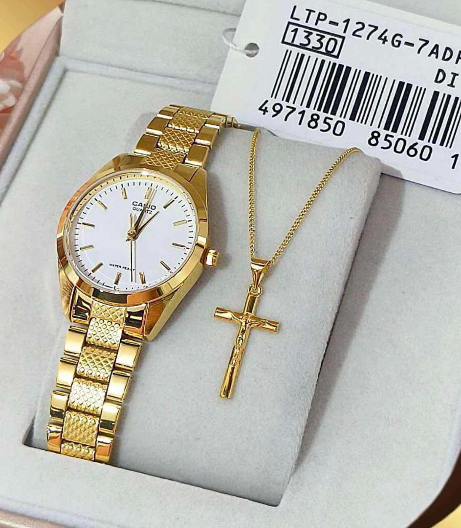 Original Watch | Cadena Large Krus 18k saudi gold, Women's Fashion ...