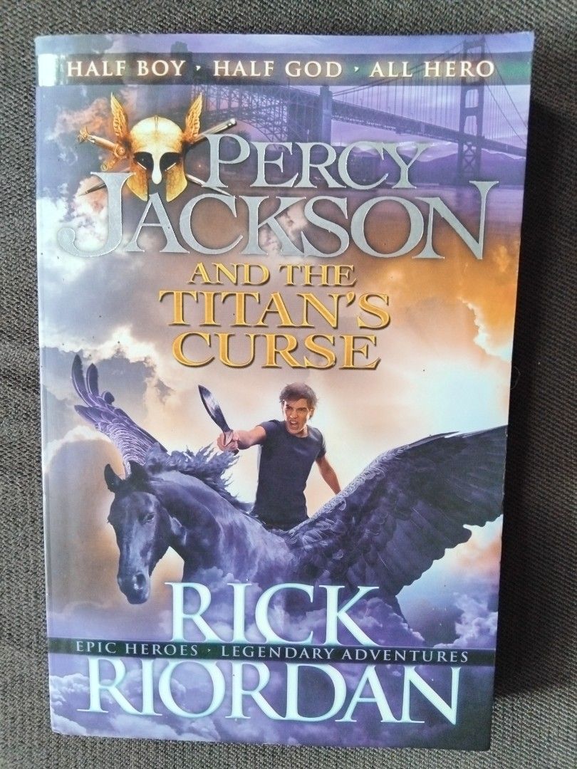 PERCY JACKSON AND THE TITAN'S CURSE BOOK, Hobbies & Toys, Books ...