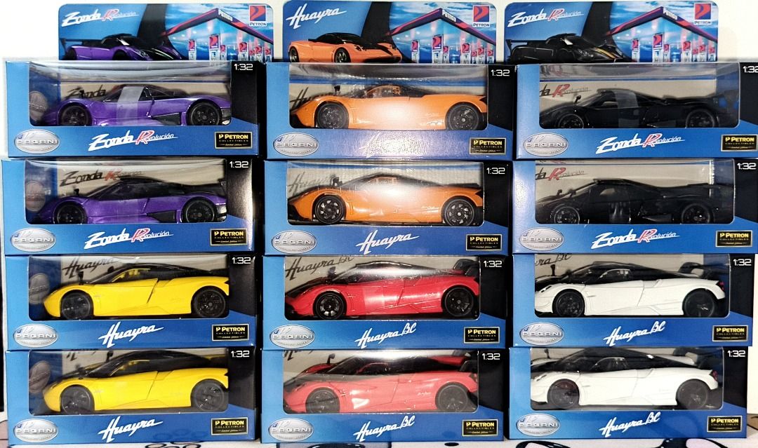Petron 1:32 PAGANI Car Models, Hobbies & Toys, Toys & Games on Carousell