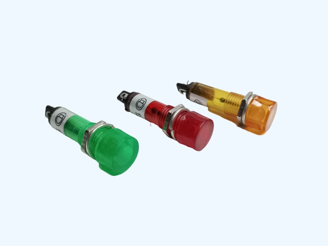 PILOT BULB 12V CIRCLE HEAD 10mm 2-PIN (1-PC per ORDER), SIGNAL ...