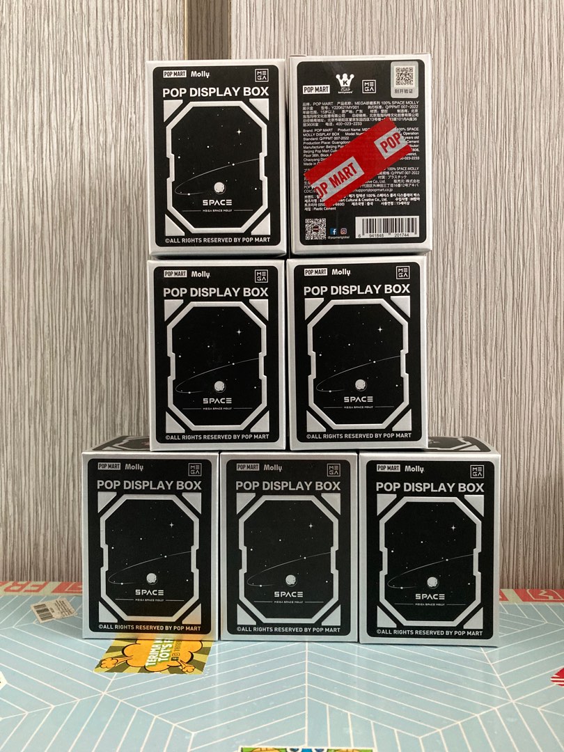 Pop Mart Space Molly Display Box, Hobbies & Toys, Toys & Games on Carousell