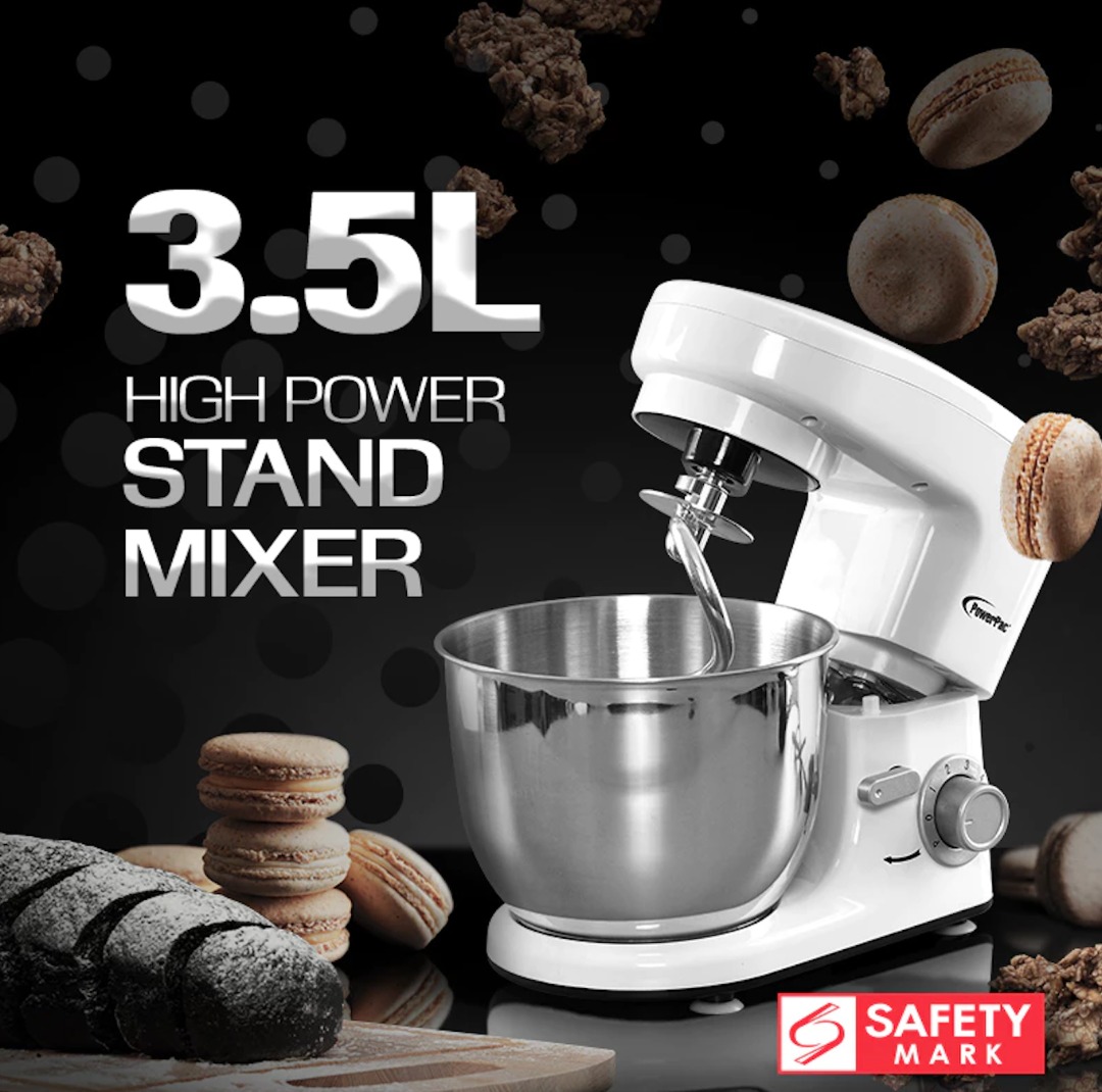 PowerPac Stand Mixer for Baking High Power 3.5L (PPSM335), TV & Home ...
