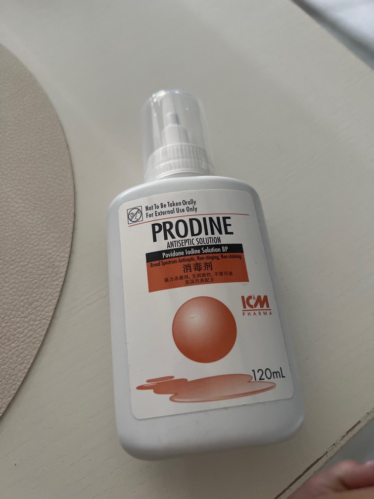 Prodine antiseptic solution, Health & Nutrition, Medical Supplies ...
