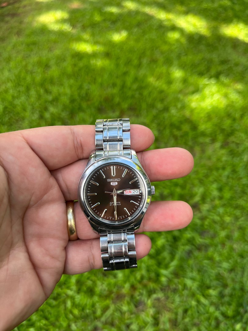 Rare Seiko 5 Choco Brown, Men's Fashion, Watches & Accessories, Watches ...