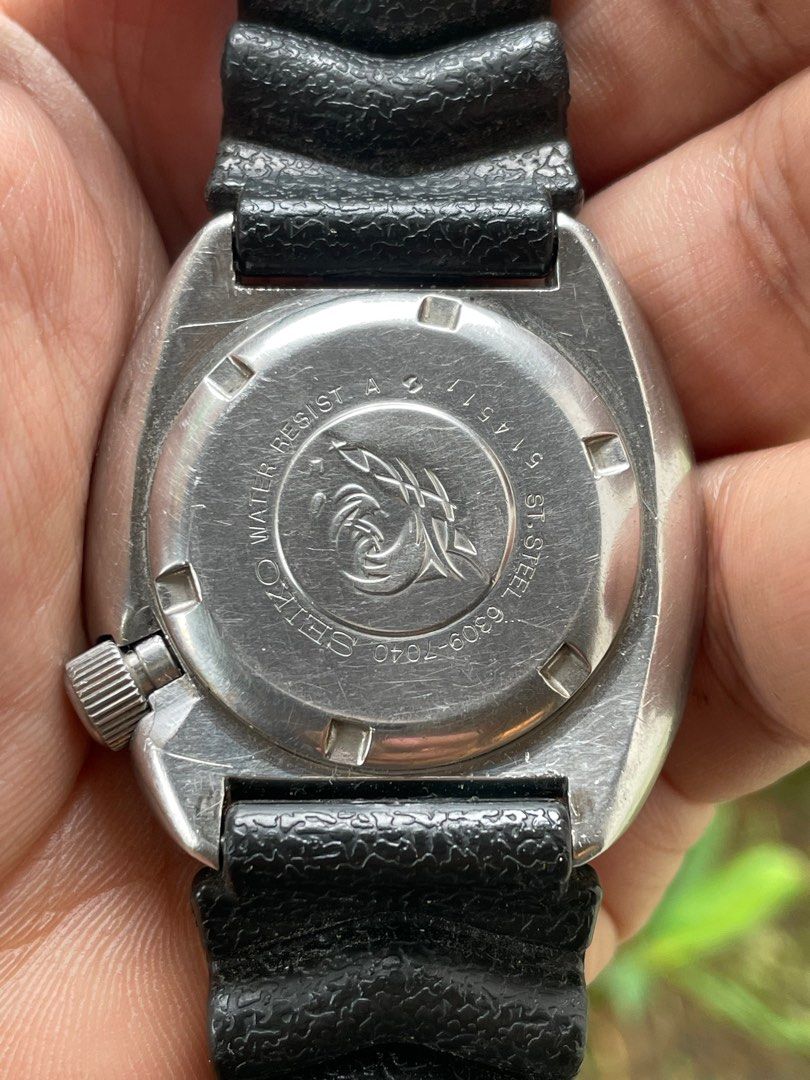 Very Rare Vintage SEIKO 1985 6309-7040 "short text" Turtle" Scuba Diver's Watch, Men's Fashion ...