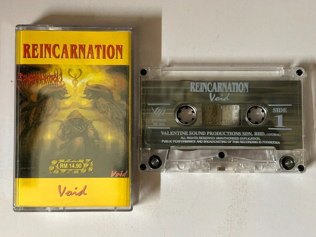 Reincarnation "Void" kaset tape 1997 VSP Malaysian pressed 1998 ...