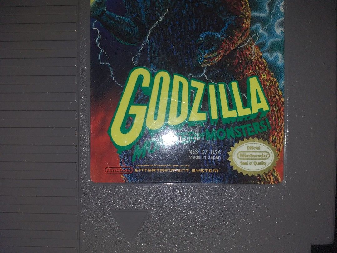 Retro Godzilla: Monster of Monsters (Nintendo Entertainment System; NES ...