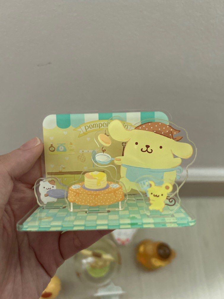 Sanrio Pompompurin Acrylic Stand, Hobbies & Toys, Memorabilia ...