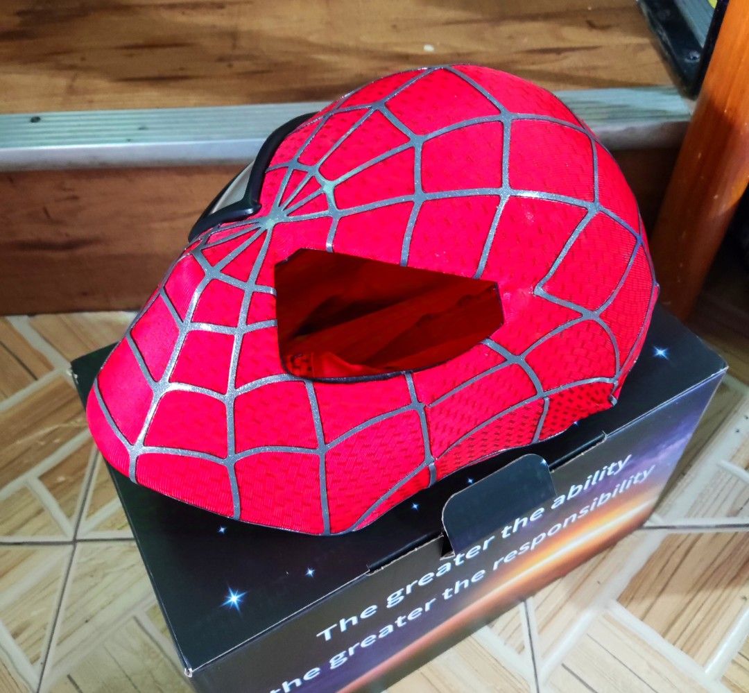 SPIDERMAN 3D FULL FACE SHELL MASK FOR SALE, Hobbies & Toys, Toys ...
