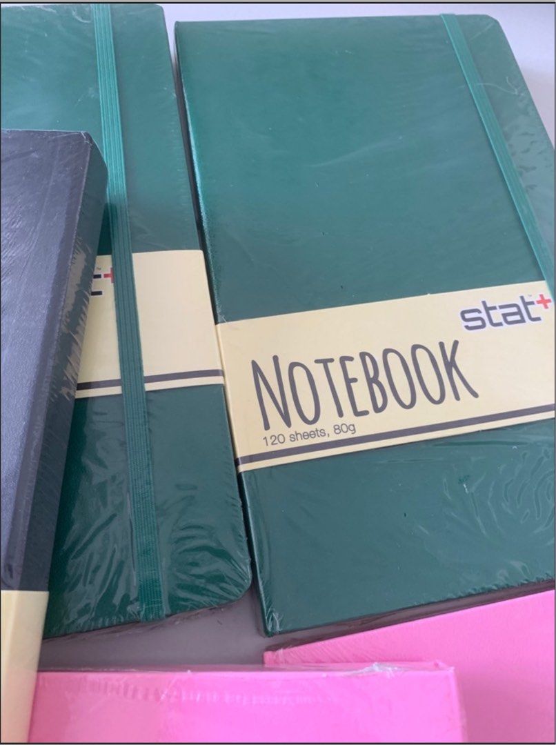 Stat Notebook in Plastic Wrap (Original price is R39.90) each is RM20 ...