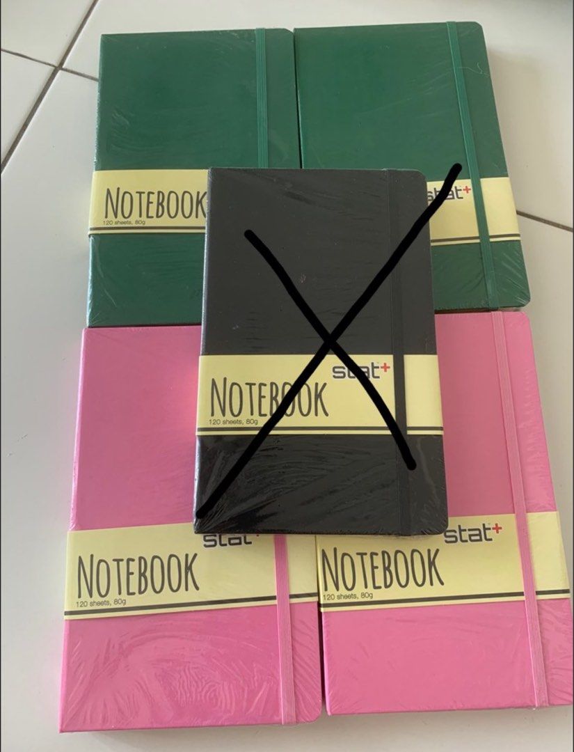 Stat Notebook in Plastic Wrap (Original price is R39.90) each is RM20 ...
