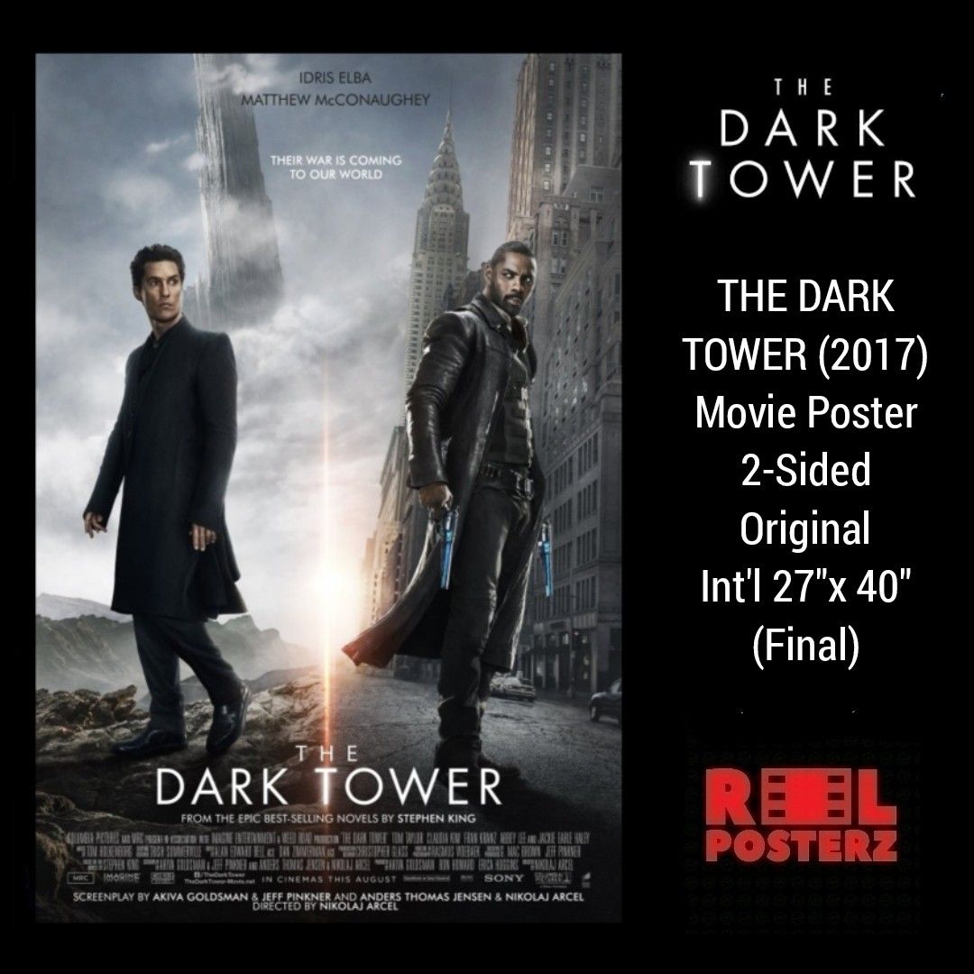THE DARK TOWER (2017) Movie Poster 2-Sided Original International 27"x 40" (Final), Hobbies ...