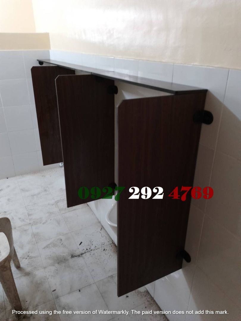 Toilet Partition Phenolic Board 12 mm with PWD, Slop Sink, Urinal ...