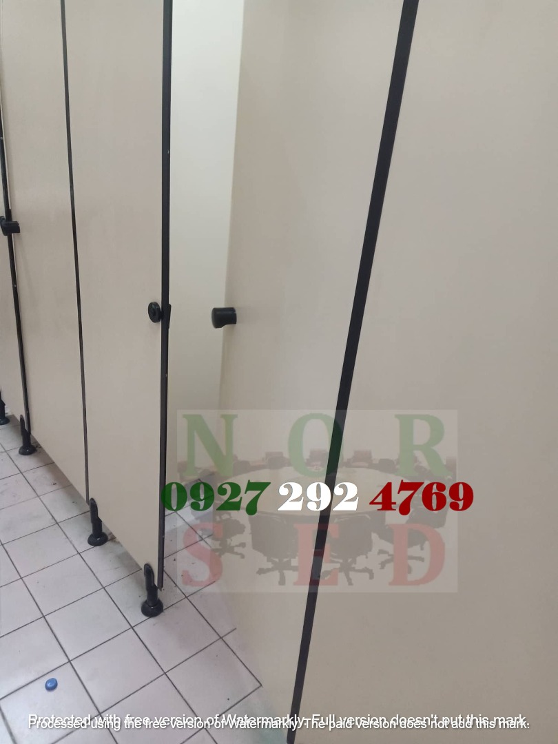 Toilet Partition Phenolic Board 12 mm with PWD, Slop Sink, Urinal ...