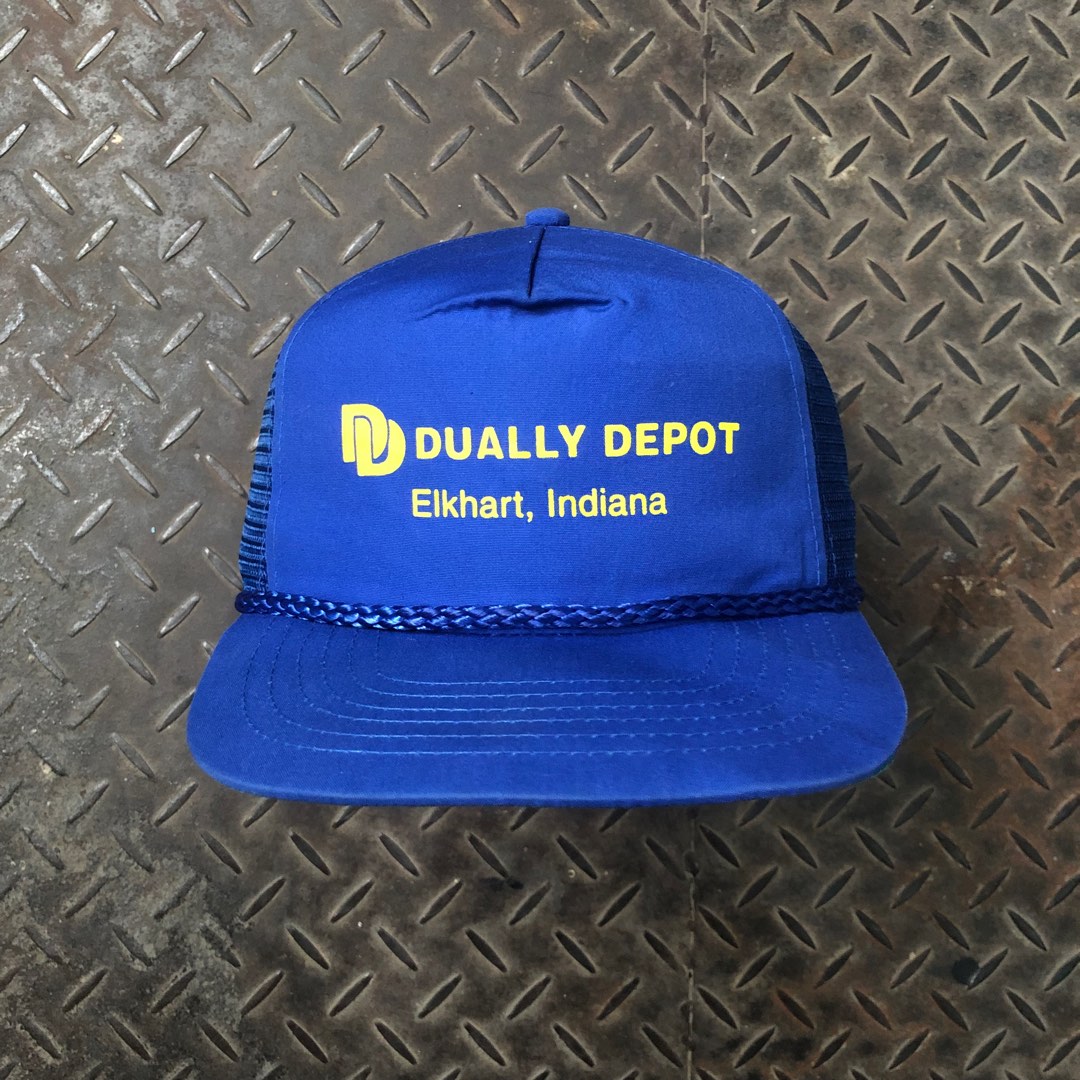 Topi Vintage Jaring Trucker Rope Hat Dually Depot, Fesyen Pria ...
