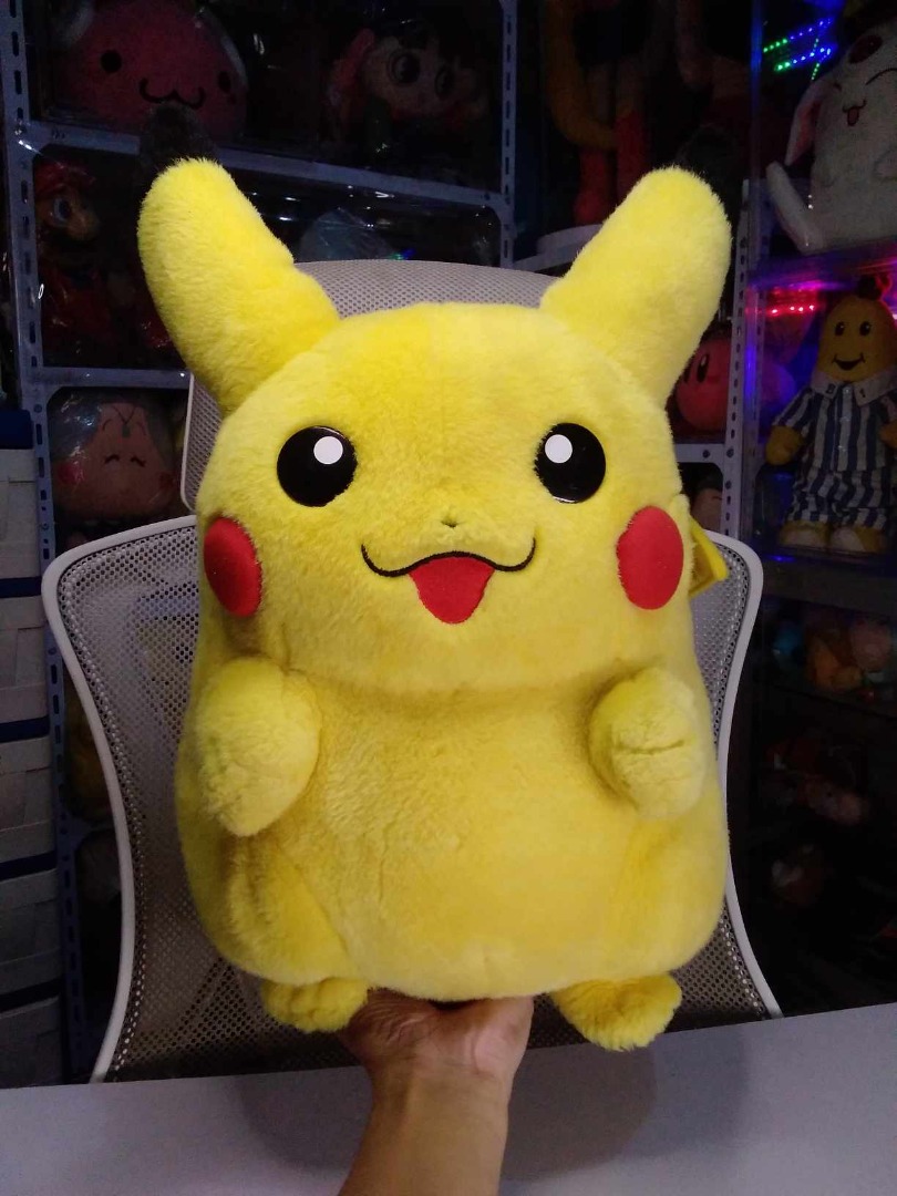 VINTAGE Classic Jumbo Fat Pikachu Version 2 Pokemon Plush Toy (Tomy ...