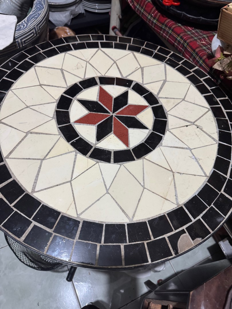 Vintage heavy sturdy Coffee table, Furniture & Home Living, Kitchenware ...