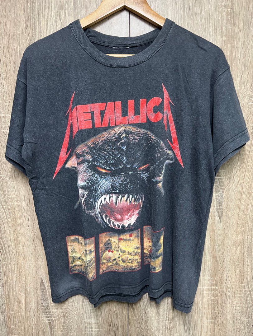Vintage Metallica Bootleg Band Tee, Men's Fashion, Tops & Sets, Tshirts ...