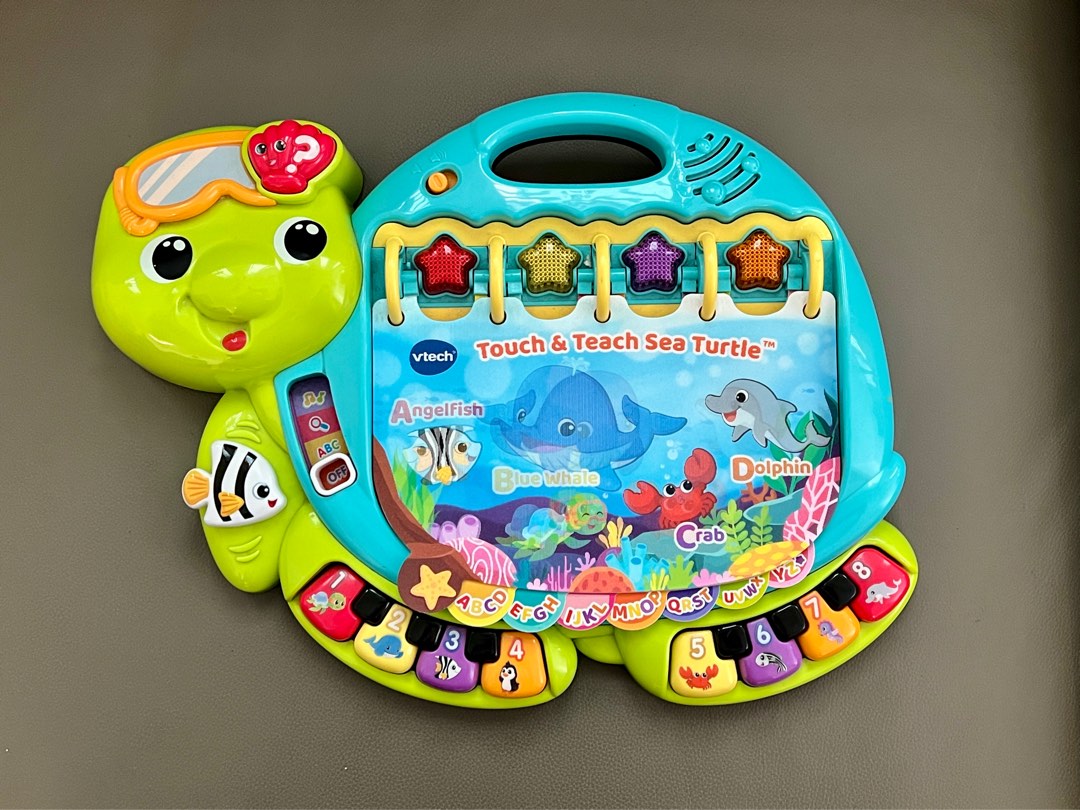 VTech Touch & Teach Sea Turtle, Hobbies & Toys, Toys & Games on Carousell