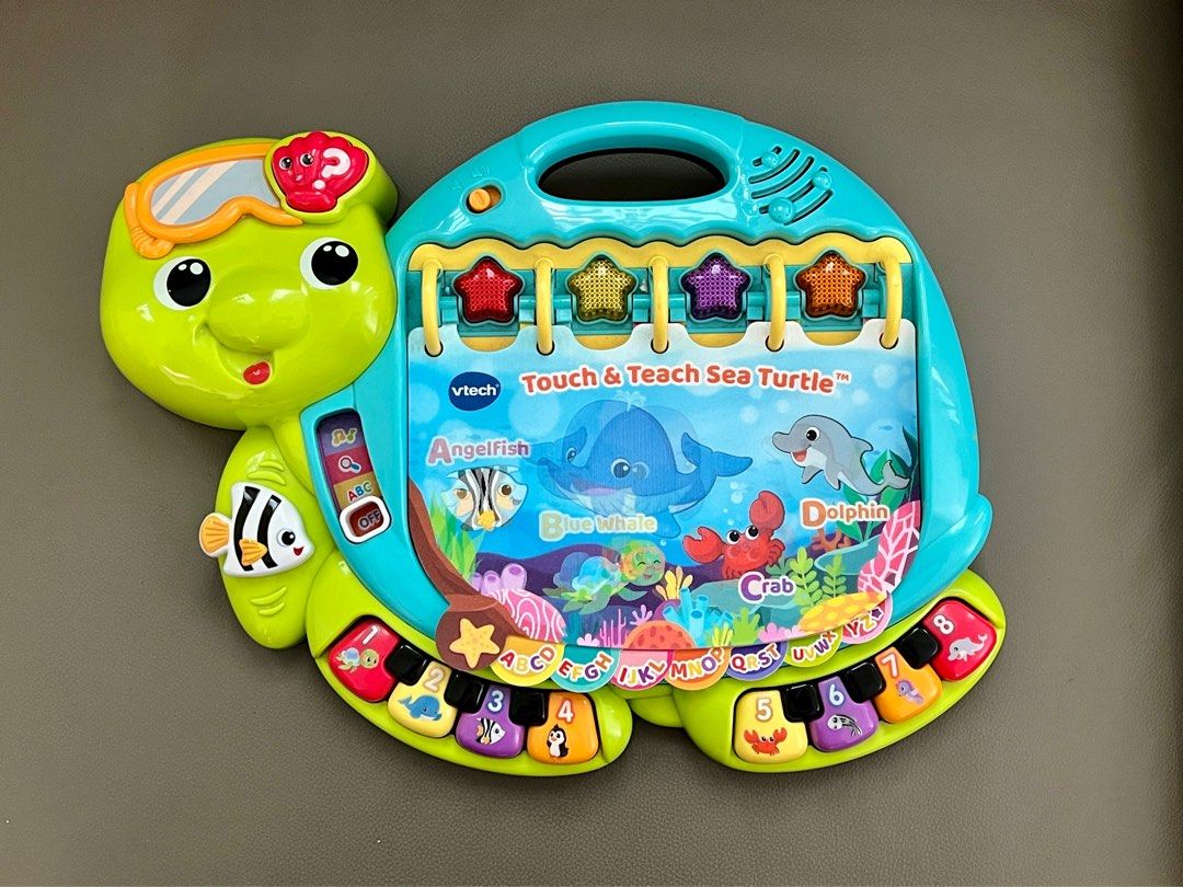 VTech Touch & Teach Sea Turtle, Hobbies & Toys, Toys & Games on Carousell