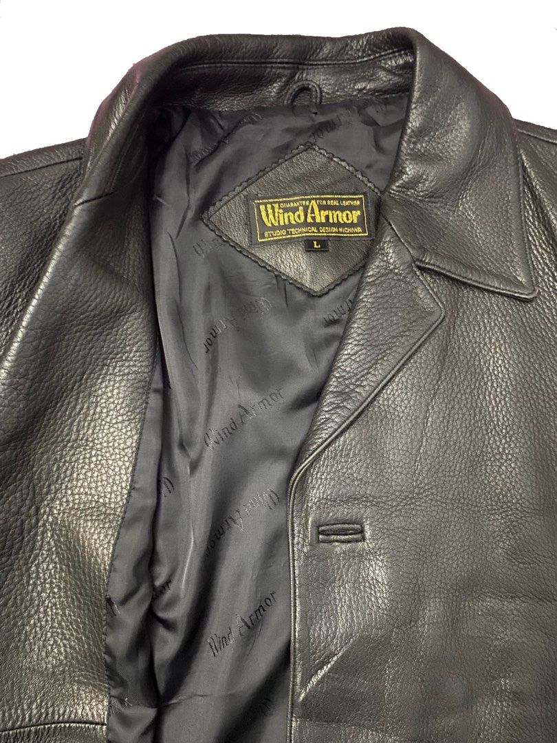 Wind Armor Deerskin Leather Jacket / Jaket Kulit, Men's Fashion, Coats ...