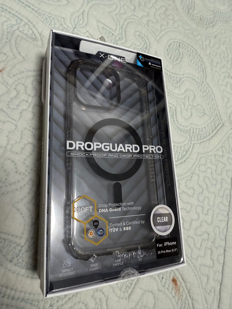 X.One Drop Guard Pro Magnetic Clear Transparent Phone Case for iPhone 16 Pro Max, Mobile Phones ...