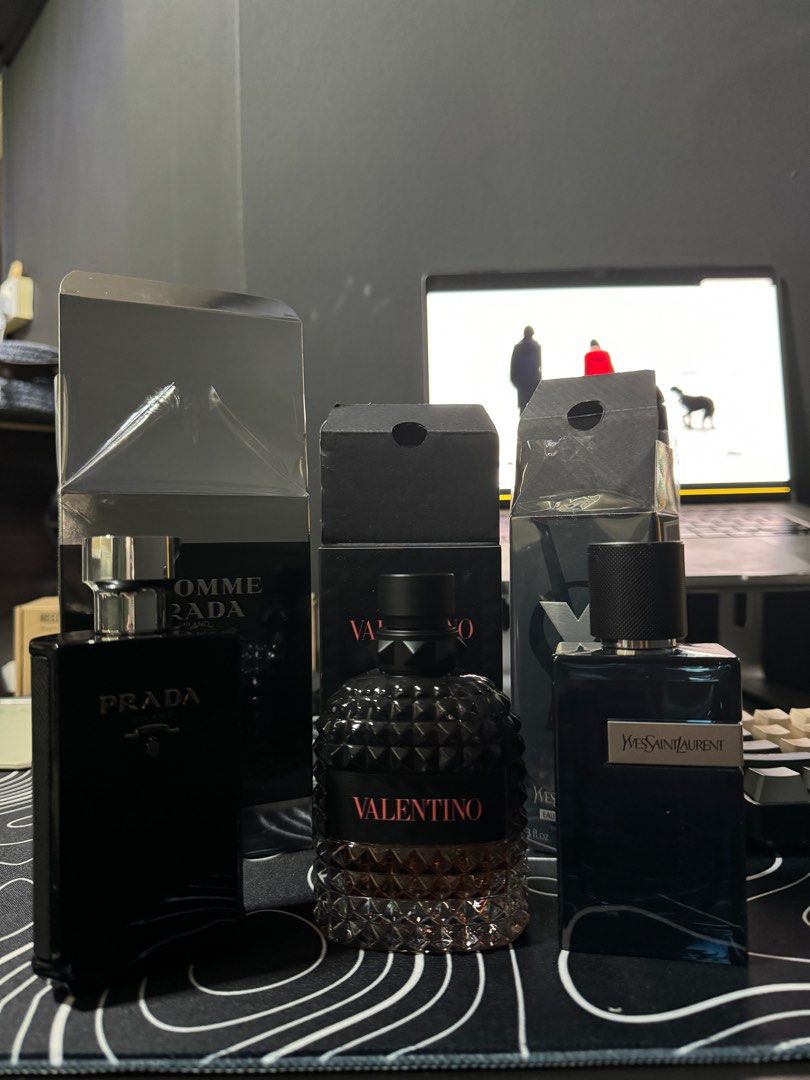 YSL Y Edp Intense Valentino BIR Coral Fantasy Prada L'homme Intense ...