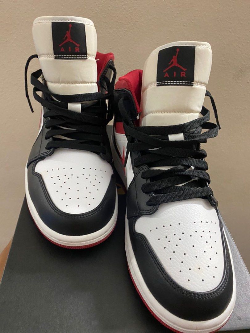 100% Original with Box Nike Air Jordan in Black Red color, Men's ...