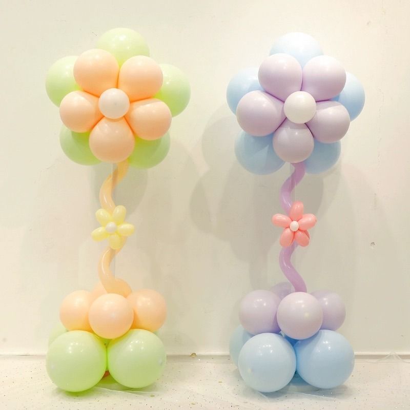 🌸 1.5 Meter Flower Balloon Column Pillar Flora Birthday Grand opening ...
