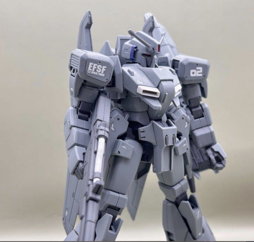 高達模型 HGUC HG Z plus Gundam UC Ver. 水貼 消光 所見所得 完成品, 興趣及遊戲, 玩具 & 遊戲類 - Carousell