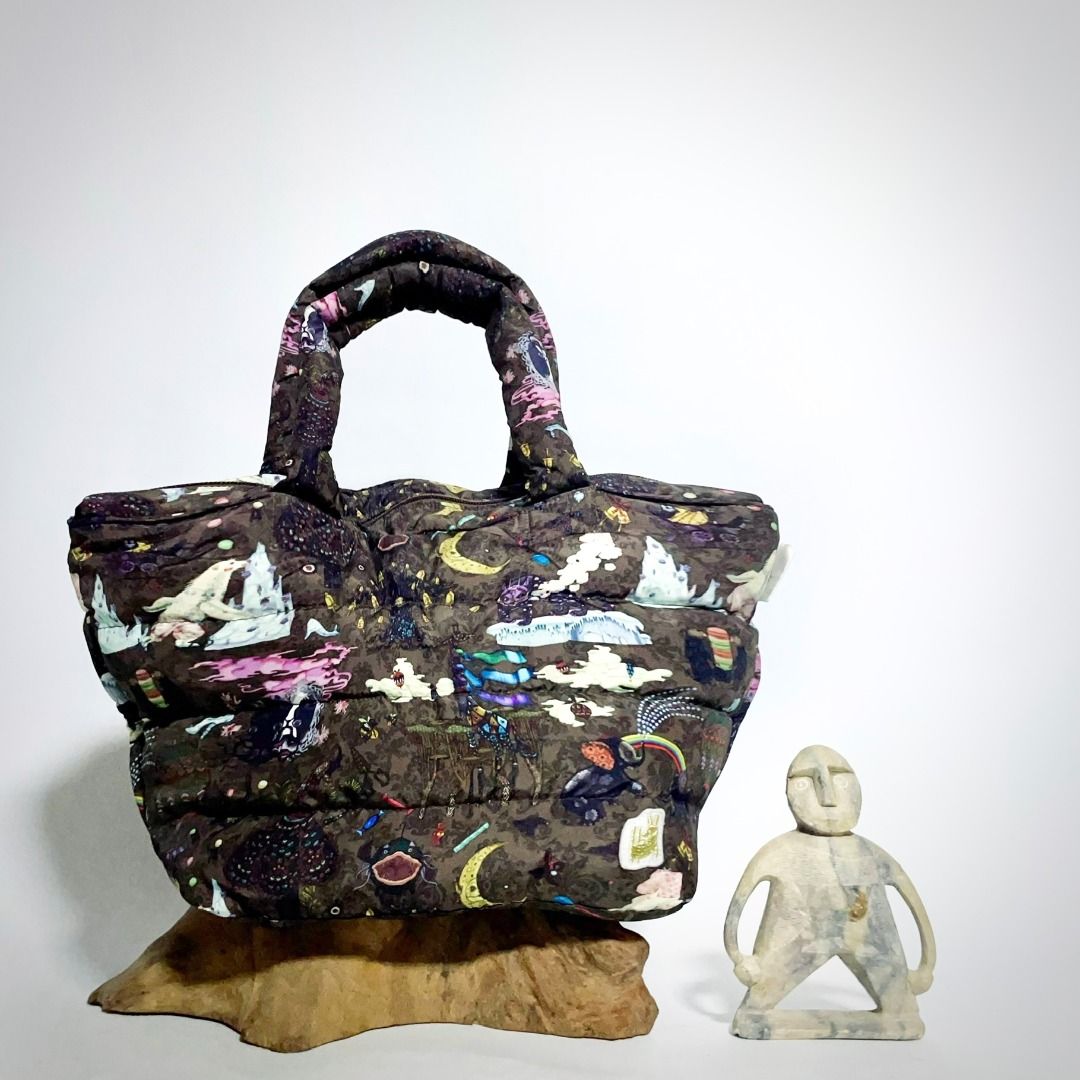 ⚜️ LIMITED EDITION ARTISAN SERIES PUFFER BAG Klaus Haapaniemi x Rootote ...