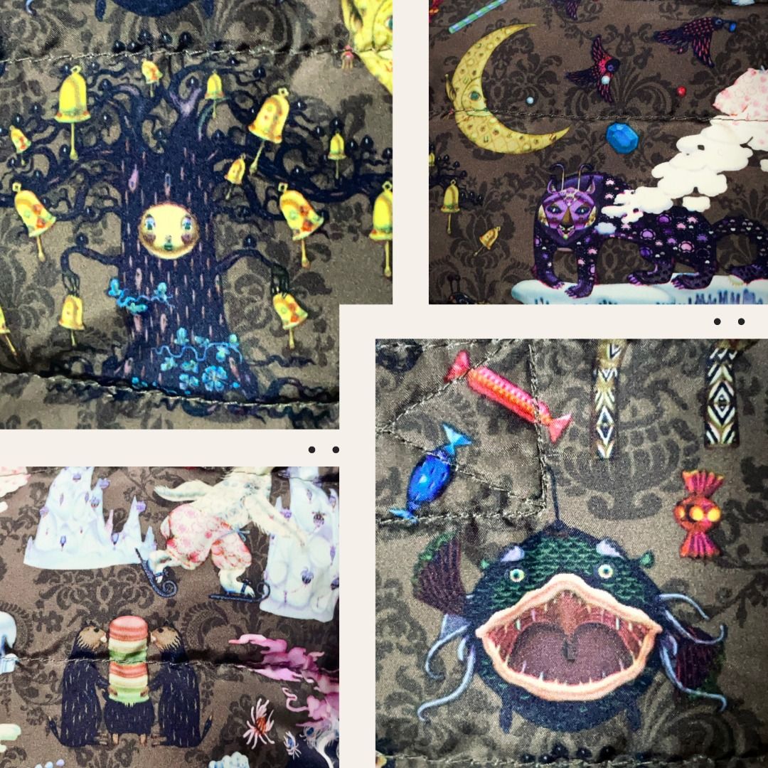 ⚜️ LIMITED EDITION ARTISAN SERIES PUFFER BAG Klaus Haapaniemi x Rootote ...