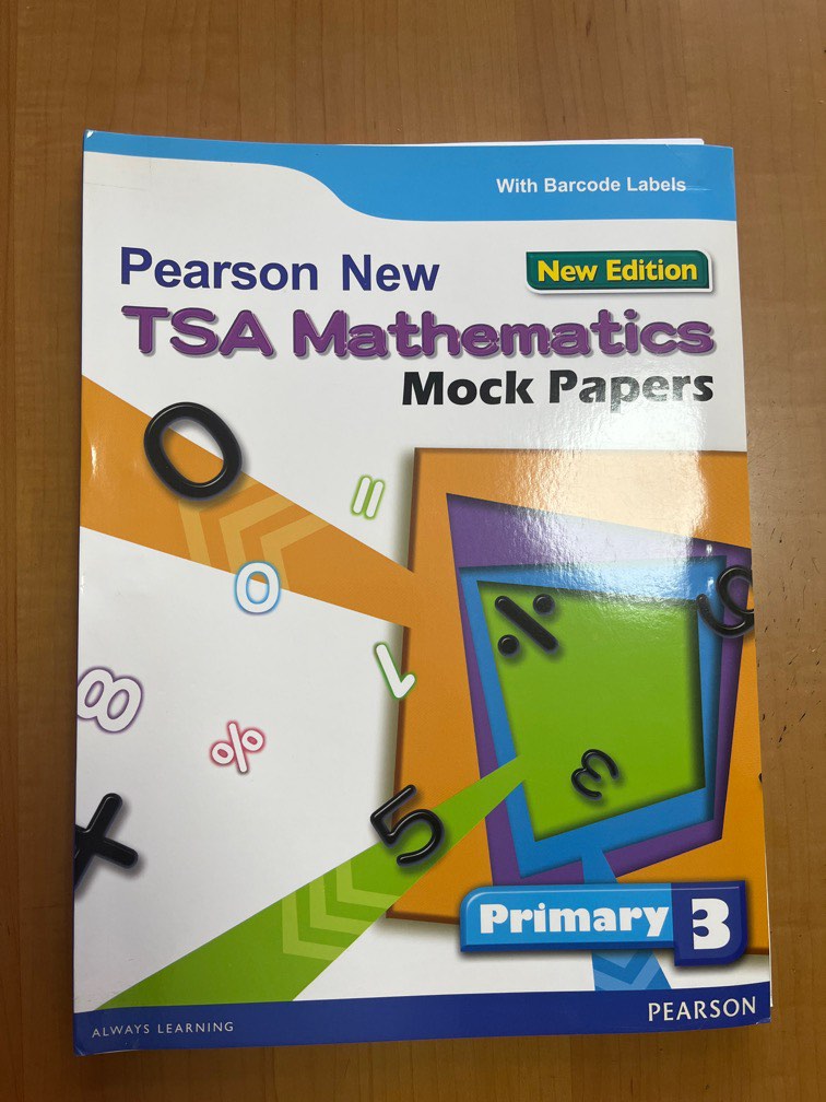 數學練習 Pearson New TSA Math Mock Papers P3, 興趣及遊戲, 書本 & 文具, 書本及雜誌 - 補充練習 ...