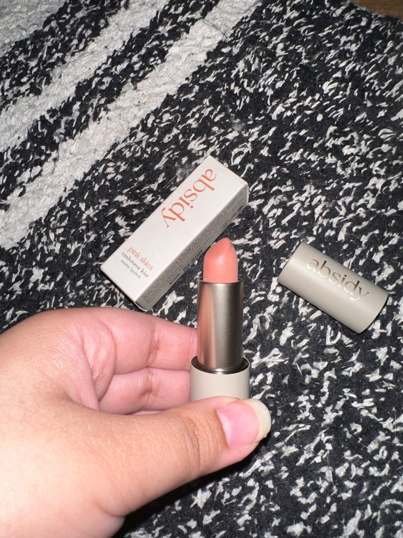 Absidy Cashmere Kiss Matte Lipstick (Pink Skies), Beauty & Personal ...
