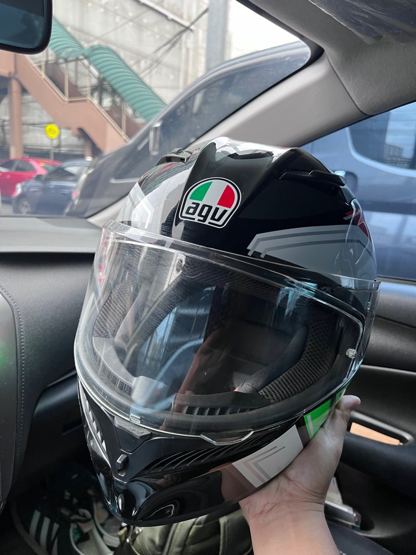 AGV K3 Helmet Italy XL, Motorbikes, Motorbike Parts & Accessories ...