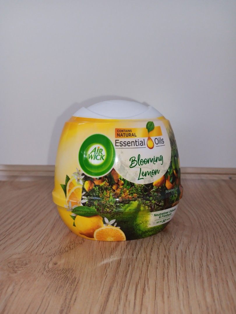 Air Wick Scented Gel Cone Blooming Lemon 180G, Furniture & Home Living ...