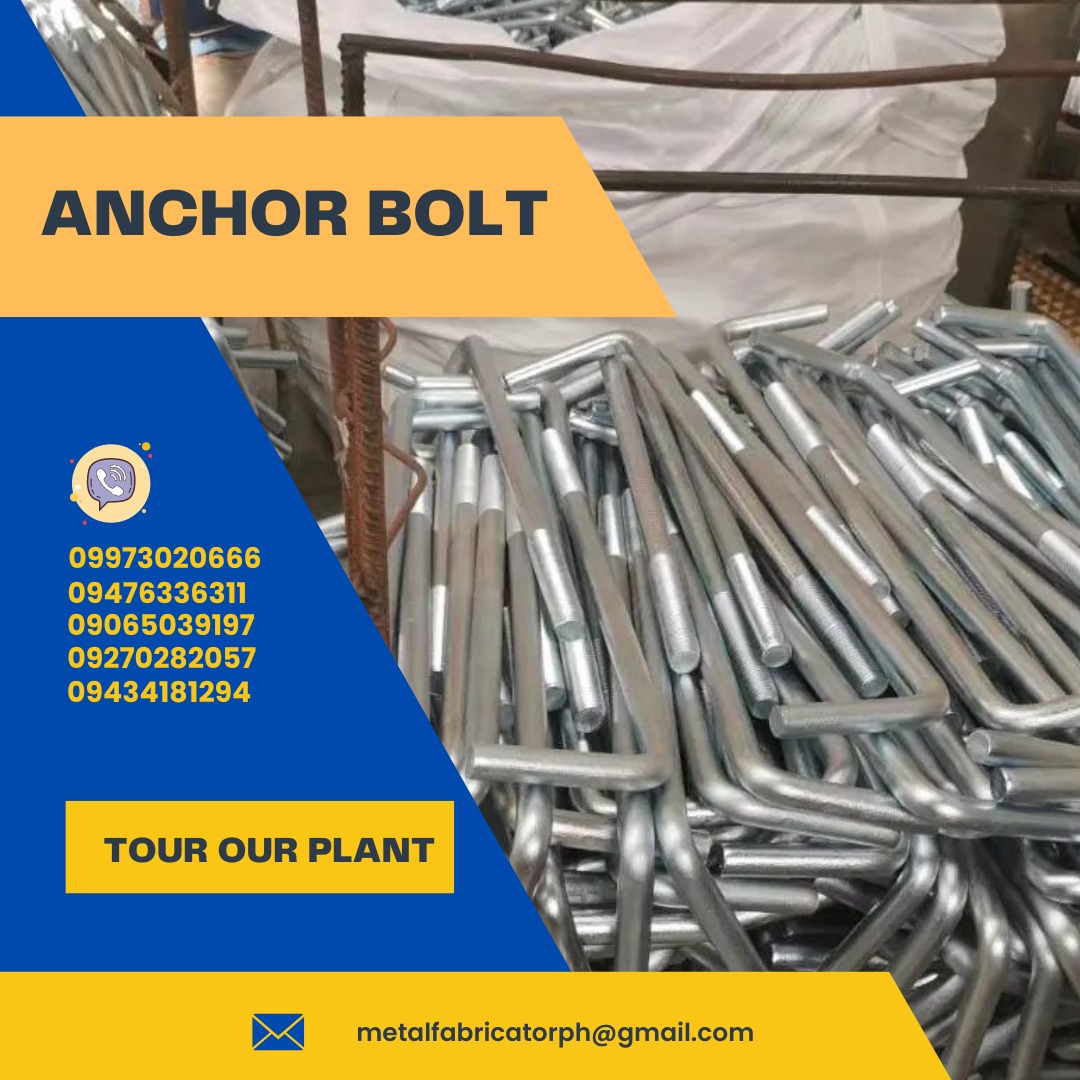 Anchor Bolt | MS Plate | Metal Fabrication | Threaded Rod | HSS Steel ...