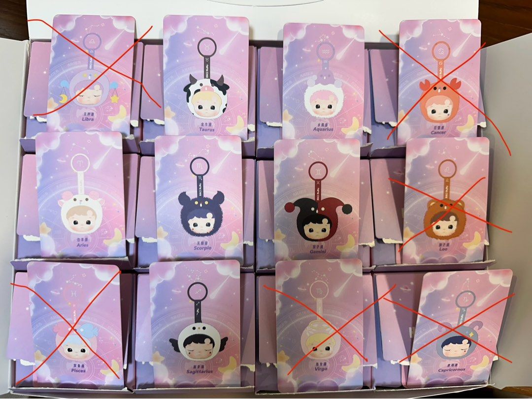 AUTHENTIC Popmart HACIPUPU The Constellation Series-Vinyl Plush Blind ...